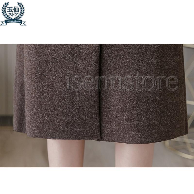 スカート ボトムス レディース 秋 冬 シンプル タイトスカート ひざ丈