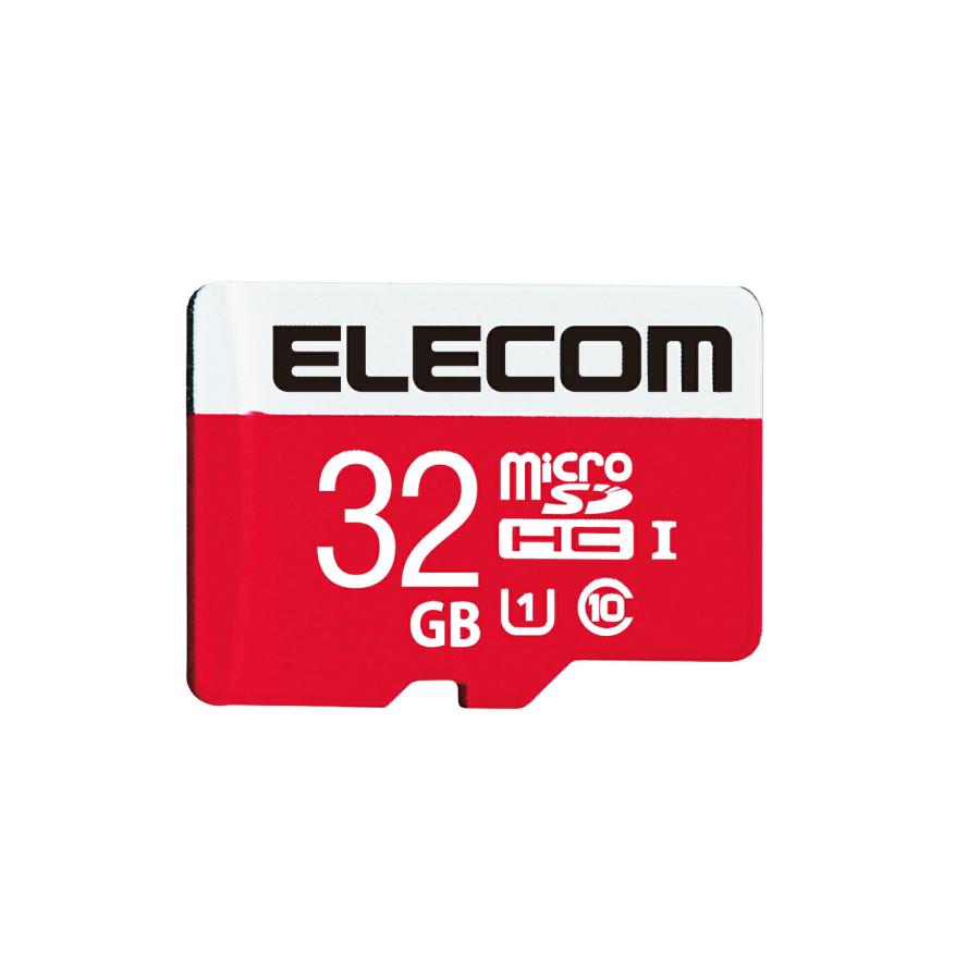 ELECOM（エレコム） マイクロSD カード 32GB UHS-I U1 Class10 SD変換アダプタ付 任天堂スイッチ対応 GM-MFMS032G : 4953103356429 ...