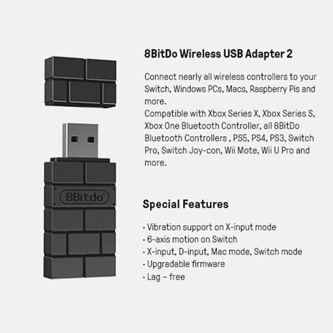 Nintendo Switch ニンテンドースイッチ 8BitDo ワイヤレス USB アダプター 2 スイッチ 有機EL Windows Mac ( ポスト投函 ) : スマホケース ...
