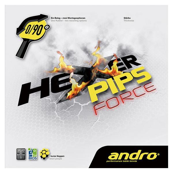 HEXER ヘキサーピップスフォース HEXER PIPS FORCE andro アンドロ 卓球表ソフトラバー 112274 : 伊勢崎卓球ヤフー店 - 通販 - Yahoo!ショッピング
