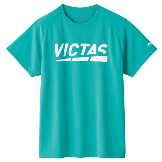 新色 VICTAS プレイ ロゴ ティー Tシャツ 男女兼用 ヴィクタス 卓球 632101 本物