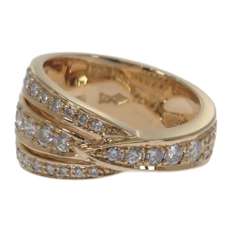 SEIKO セイコー K18 ダイヤ リング 14号 D0.77ct 指輪 18金イエローゴールド 美品 ボリューム ゴージャス レディース【中古】【Aランク】 : ISEYA ...