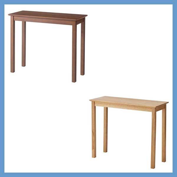 東谷 天然木（ラバーウッド）のシンプルデスク「W90×D37×H73cm」／2種類 : インテリアショップ hana Yahoo!店 - 通販 - Yahoo!ショッピング