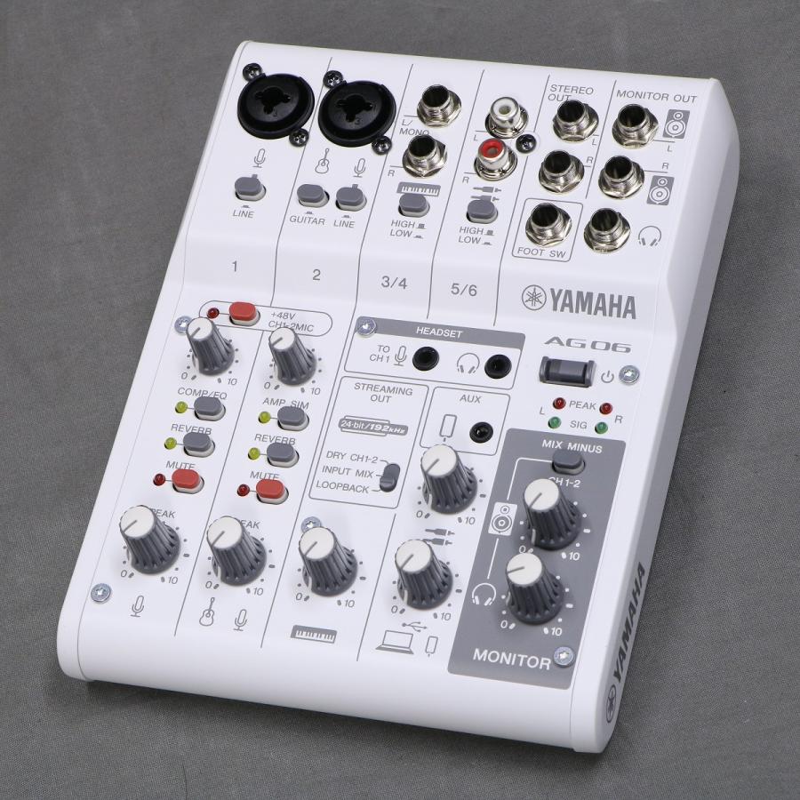 YAMAHA (中古) / AG06MK2 White Live Streaming Mixer (御茶ノ水本店) : イシバシ楽器 17 ...