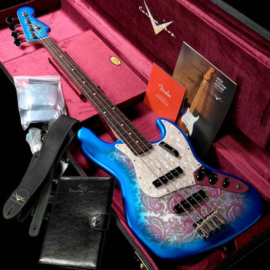 Fender Custom Shop/1960 Jazz Bass NOS Blue Burst Pink Paisley Front&Back(重量:3.52kg)(S/N:R138082 ...