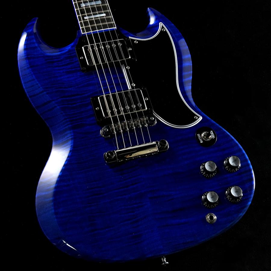 Gibson Custom Shop / Dealer Select SG Figured Top Gloss Blue Widow(重量:3.41kg)(S/N:CS 500779)(渋谷店 ...