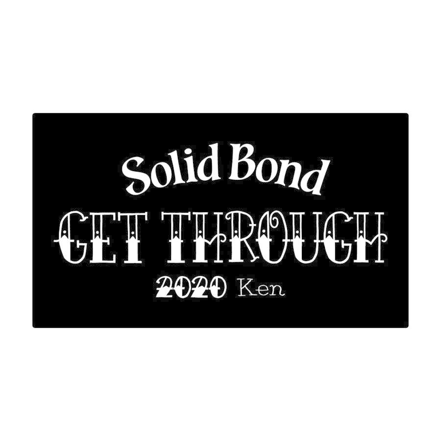 Solid Bond / Sticker GET THROUGH Black ソリッドボンドステッカー(渋谷店) : 05-4580633371174 : イシバシ楽器 17ショップス ...