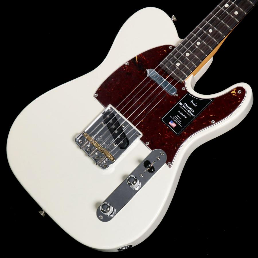 (特典付き)Fender USA / American Professional II Telecaster Rosewood Olympic White[重量:3.49kg](S/N ...