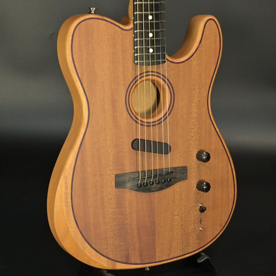 Fender / American Acoustasonic Telecaster All-Mahogany Ebony Natural(S/N US242275A)(アウトレット特価 ...