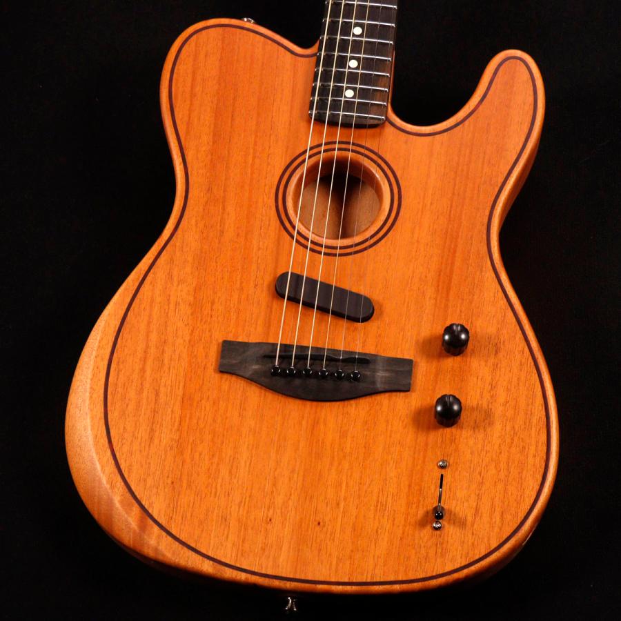 Fender / American Acoustasonic Telecaster All-Mahogany Ebony Natural ≪S/N:US242013A≫ (心斎橋店)(YRK ...