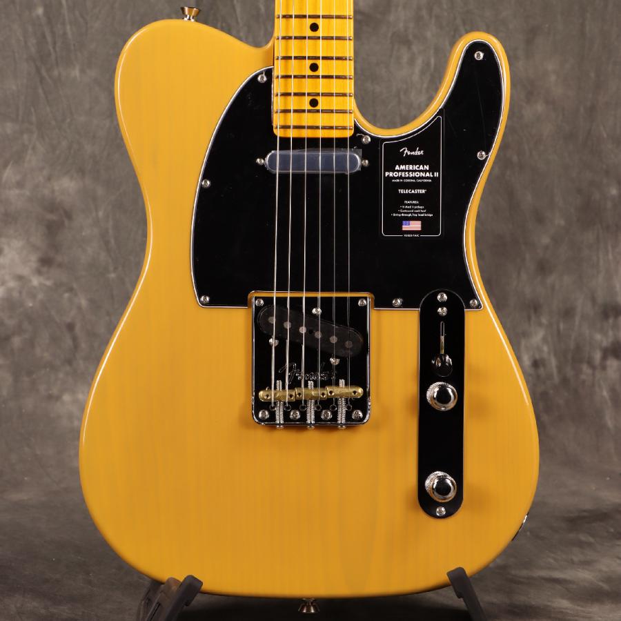 Fender / American Professional II Telecaster Maple Fingerboard Butterscotch Blonde フェンダー(2.94kg ...