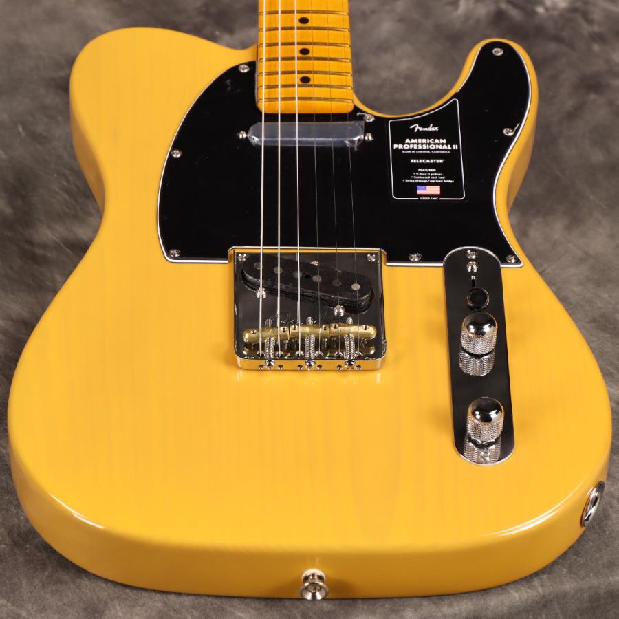 Fender / American Professional II Telecaster Maple Fingerboard Butterscotch Blonde フェンダー(2.94kg ...