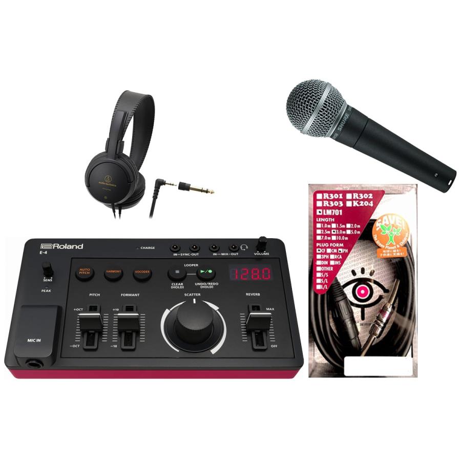 ローランド Roland / AIRA Compact E-4 VOICE TWEAKER (SM58＆ヘッドホンセット！)(YRK ...