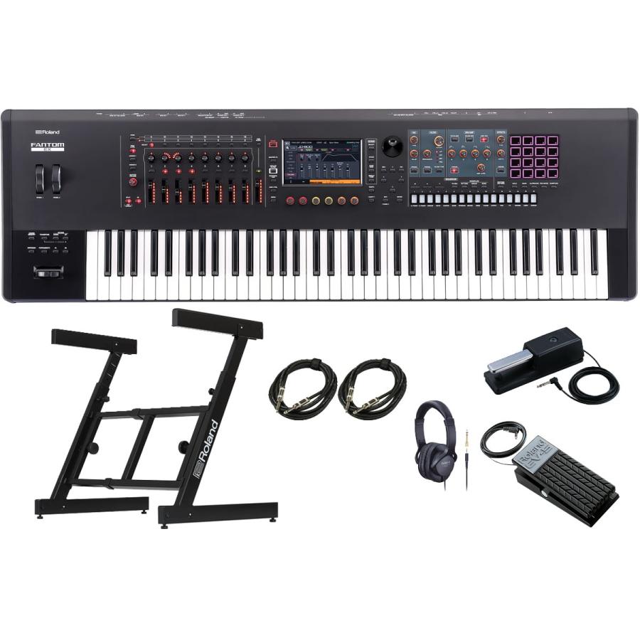 ローランド Roland/FANTOM-7 EX [Z型キーボードスタンド ＆ アクセサリーセット] 76鍵 MUSIC WORKSTATION(YRK) : イシバシ楽器 - 通販 ...