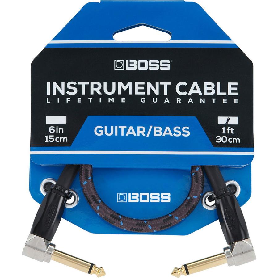 BOSS（楽器、器材） BOSS / BIC-1AA Instruments Cable 30cm L-L ボス パッチケーブル Angled - (正規代理店製品)(YRK) : イシバシ ...