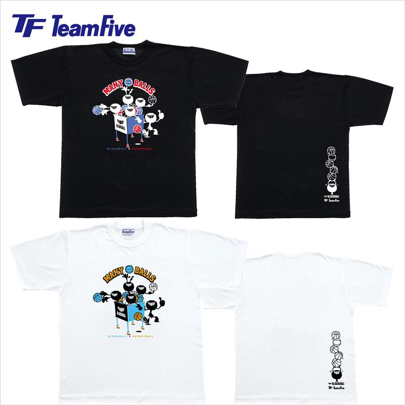 TeamFive チームファイブ Tシャツ 「メニー・ボールズ！」 AT-0907 AT-0908 エアブラスト バスケ バスケット 練習 シャツ : イシダスポーツ - 通販 - Yahoo ...