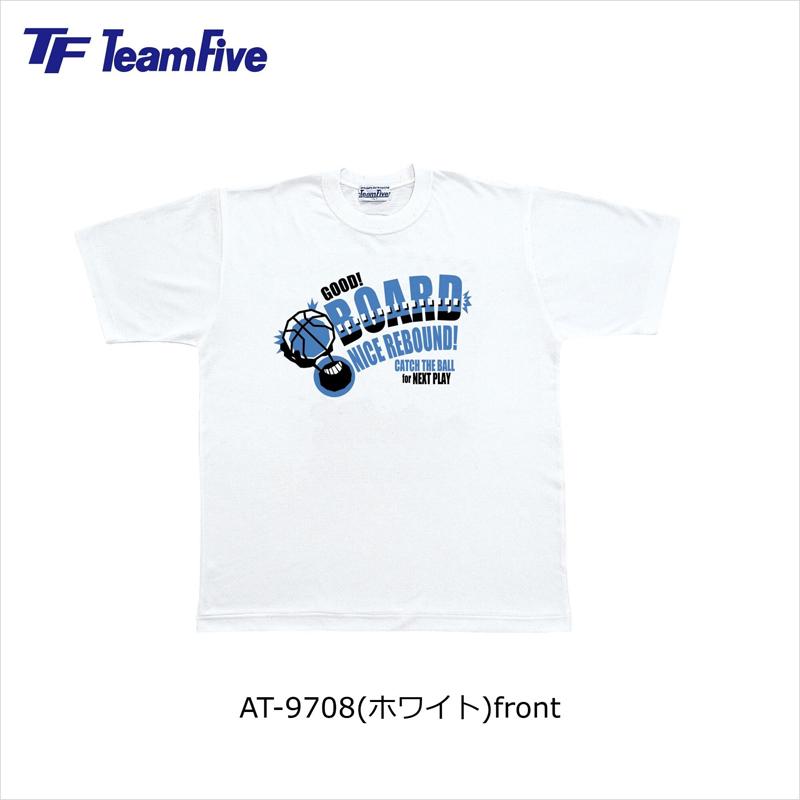TeamFive チームファイブ Tシャツ「グッド・ボード！」ネイビー、ホワイト (AT-9701, AT-9708) ※1枚までメール便発送可能 練習着 半袖 バスケ : イシダスポーツ ...