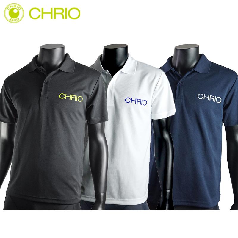 CHRIO クリオ ポロシャツ ベーシック スポーツ 普段使い 襟付き Tシャツ 半袖 速乾 ロゴ入り シャツ : イシダスポーツ - 通販 - Yahoo!ショッピング