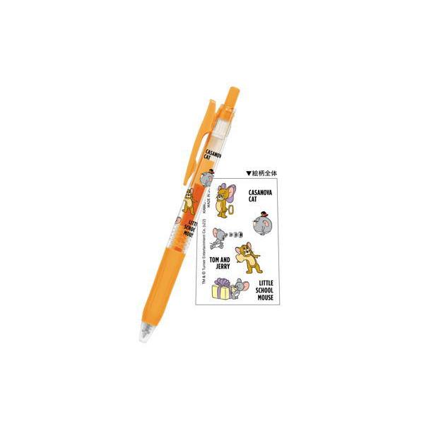 カミ301743 【日本製】【トムとジェリー】【Tom and Jerry】サラサクリップボールペン【レッドオレンジ】【トム】【ジェリー ...