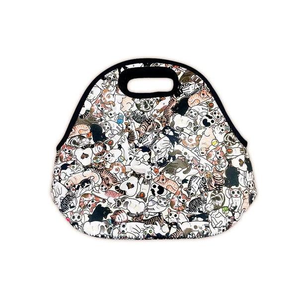 ナイ 040366 【オリジナル】【山野りんりん×フェリシモ猫部】マルチバッグ【猫まみれ】【猫】【ネコ】【ねこ】【動物】【アニマル】【鞄 ...