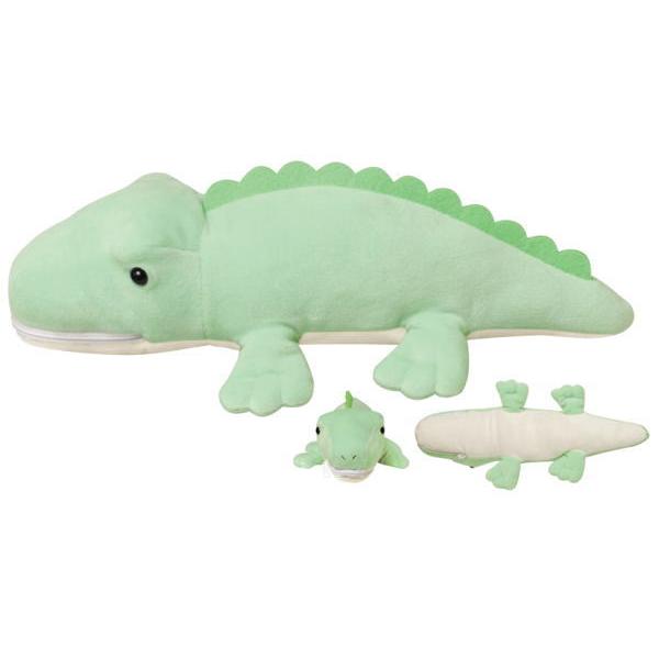 カミ211780 【オリジナル】くちガバ！ぬいぐるみポーチ【ワニ】【ポーチ】【ケース】【ペン入れ】【筆箱】【収納】【文房具】【学校】【勉強 ...