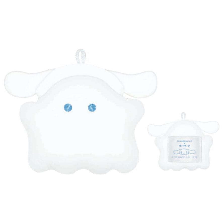 クラ118290 【送料無料】【サンリオキャラクターズ×オバケーヌ】ぺたふれキーホルダー【コラボ】【シナモロール】【しなもろーる】【しなも ...