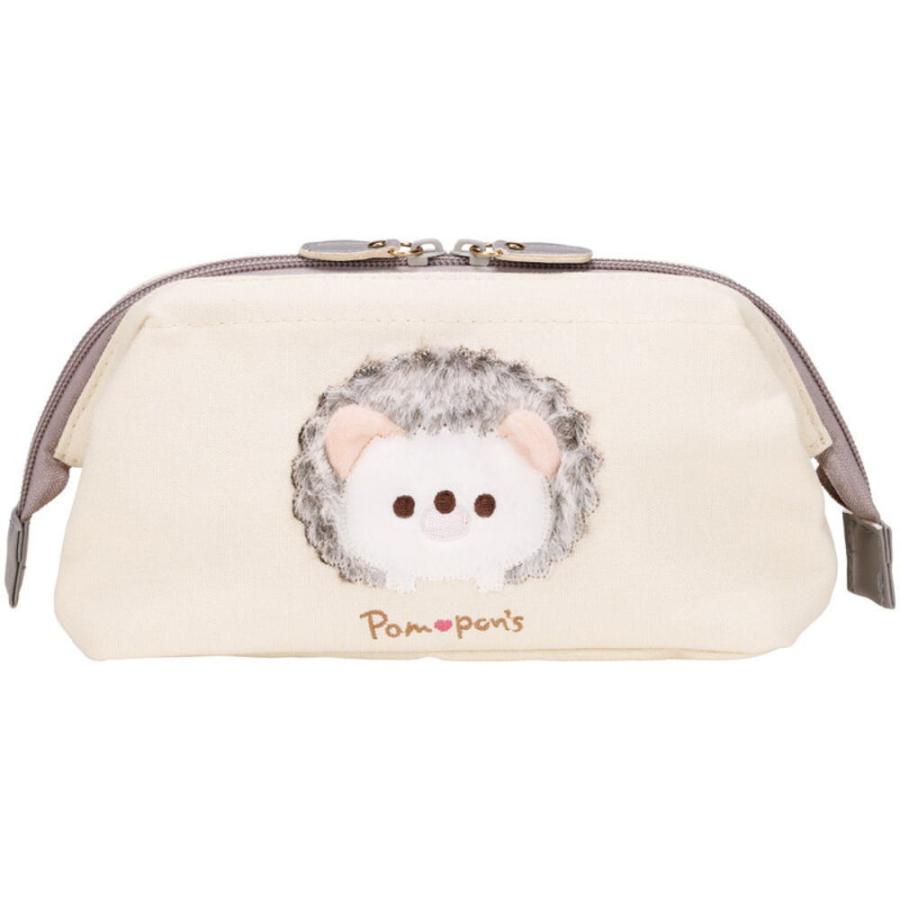 スケ605642 【送料無料】【オリジナル】【Pompon's】がま口ポーチ【ハリネズミ】【動物】【アニマル】【ケース】 【ポーチ】【ペン入れ】【筆箱】【収納… : いしだ屋 - 通販 ...