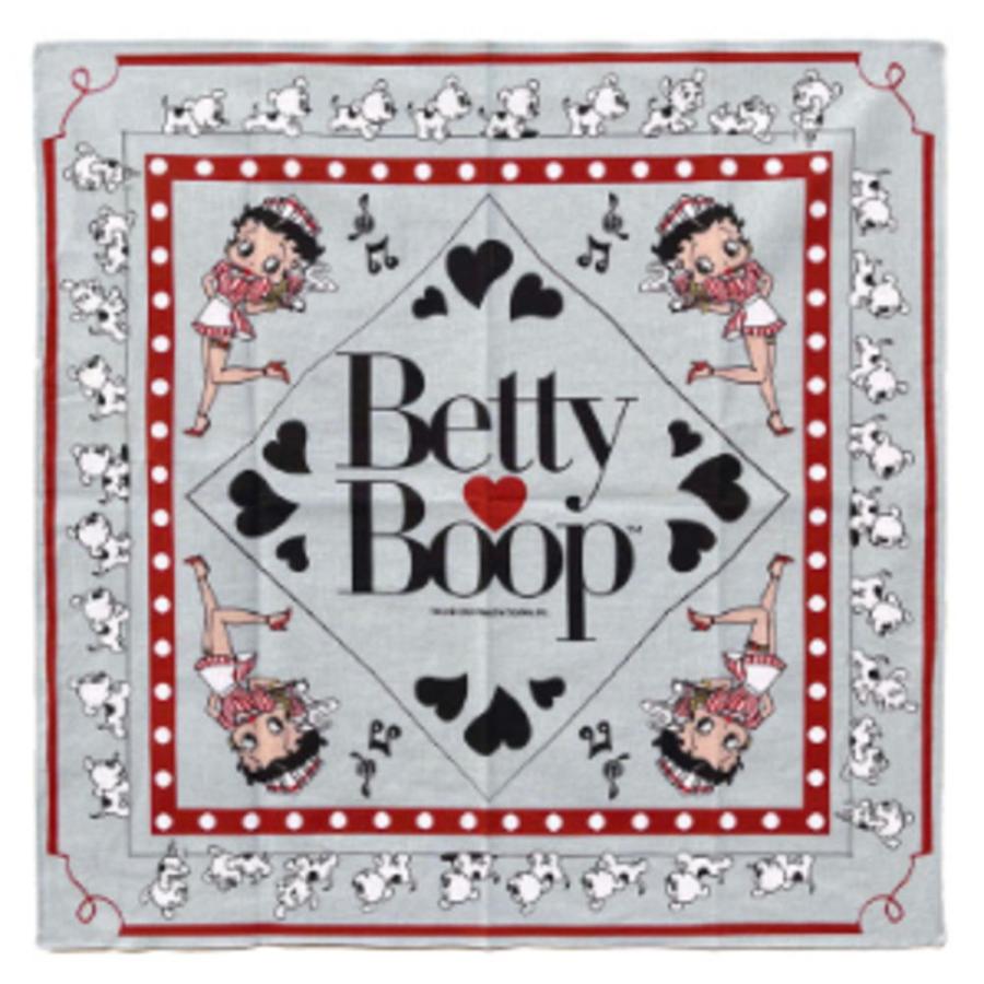 ショ157517 【アメリカン雑貨】【BETTY BOOP】【ベティー・ブープ】バンダナ【BT-02】【アメキャラ】【アメリカ】【USA ...