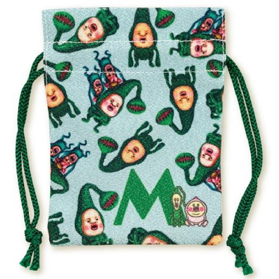 マリMKOD-030 【日本製】【こびとづかん】【イニシャルシリーズ】豆巾着【M】【アニメ】【絵本】【ポーチ】【ケース】【小物入れ】【袋 ...