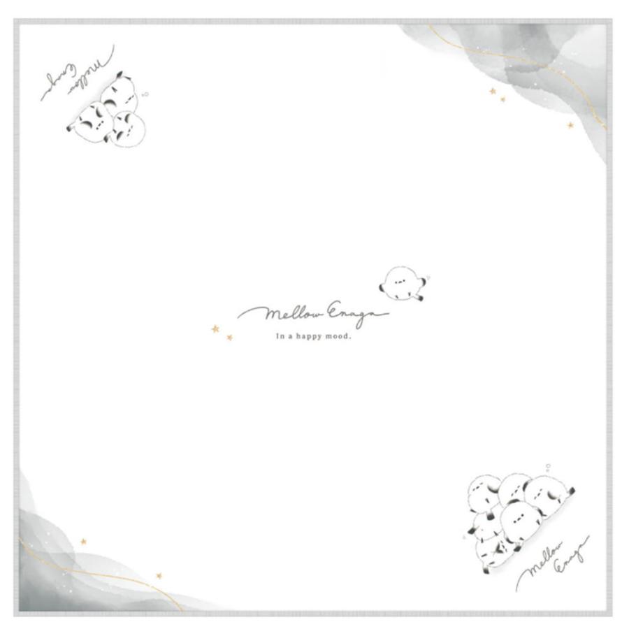 カミ223398【送料無料】【オリジナル】ランチクロス【mellow enaga】【シマエナガ】【ランチョンマット】【敷物】【マット】【弁当包み】【遠足】【アウトドア ...