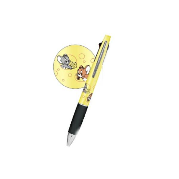 カミ305771 【日本製】【トムとジェリー】ジェットストリーム4色ボールペンアンドシャープ【チーズ】【トム】【ジェリー】【アニメ ...