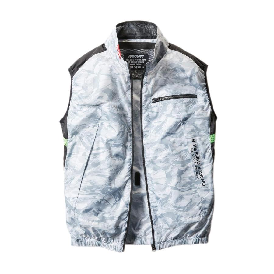 BURTLE バートル エアークラフトベスト AC1034 カモフラシルバー M〜XL 服のみ(バッテリー・ファンユニット別売) : 石田金物 - 通販 - Yahoo!ショッピング
