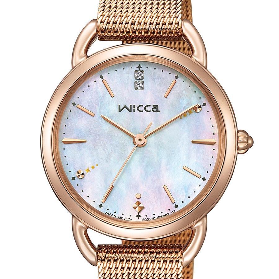 wicca KP6-065-21 ウイッカ【ノベルティ付・ギフト包装・ベルト調整無料・国内正規品】腕時計 レディース ソーラー 替えバンド付 限定 : ハイセンスハイライフ石川Yahoo!店 ...