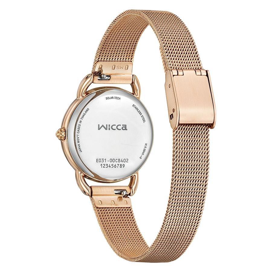 wicca KP6-065-21 ウイッカ【ノベルティ付・ギフト包装・ベルト調整無料・国内正規品】腕時計 レディース ソーラー 替えバンド付 限定 : ハイセンスハイライフ石川Yahoo!店 ...