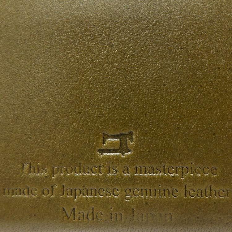 栃木レザー 牛革 二つ折り財布 小銭入れ付 緑系 日本製 tcg3361-GN :tcg3361-GN:ズボン屋 石k - 通販 ...