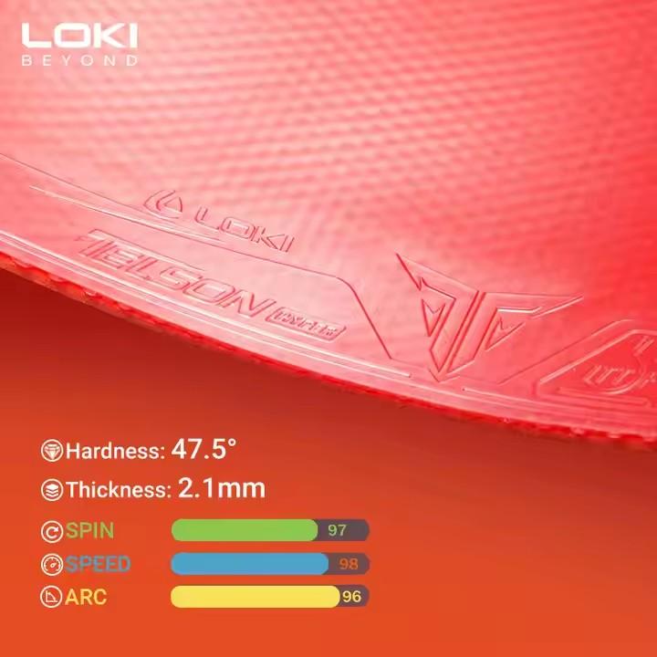 【正規仕入品】LOKI ロキ TELSON 100 ブラック 2.1mm 中国卓球ラバー : 卓球専門店いしかわスポーツ - 通販 - Yahoo!ショッピング