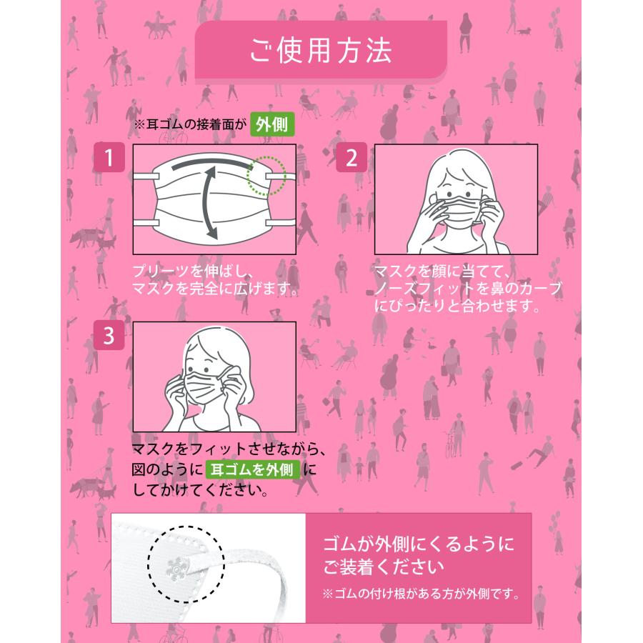 立体型プリーツマスク ぴったりフィット 40枚入(ホワイト) iSDG マスク 立体型マスク 不織布 立体 カラーマスク ぴったり マスク おしゃれマスク 当日発送 :pittari-mask ...