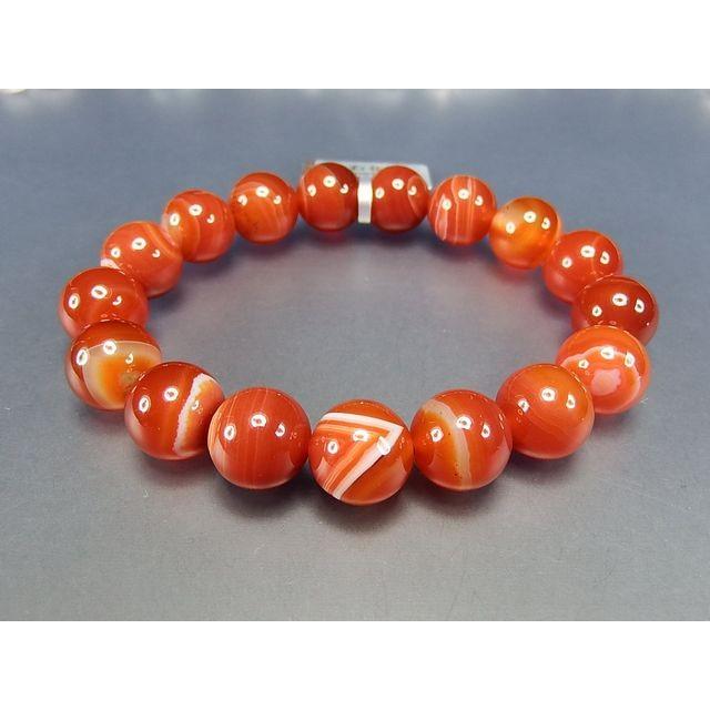 『夫婦和合』天然石3A+サードオニキス約12ミリ数珠ブレスレット : 10007117 : 石街 - 通販 - Yahoo!ショッピング