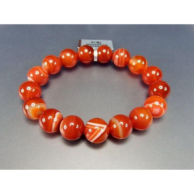 『夫婦和合』天然石3A+サードオニキス約12ミリ数珠ブレスレット :10007117:石街 - 通販 - Yahoo!ショッピング