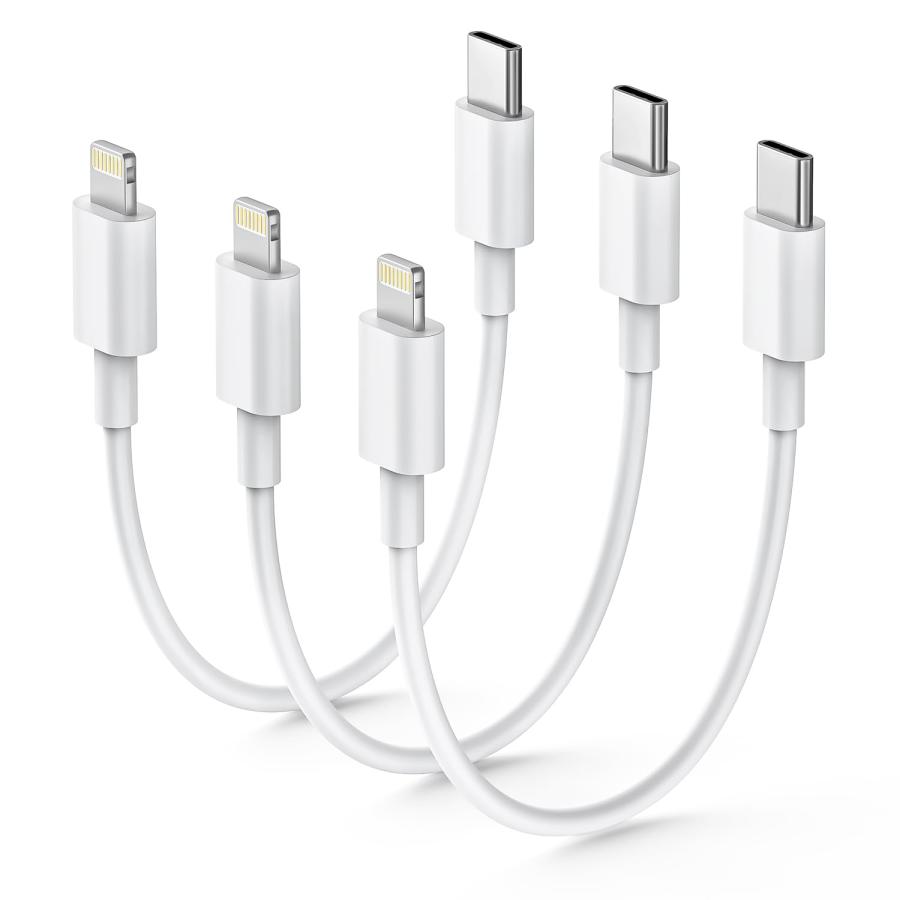 iphone 充電ケーブル 0.2m/0.2m/0.2m 3本セット ライトニングケーブル MFi認証 アイフォン充電ケーブル 急速充電&同期 データ : アイランドBS - 通販 ...