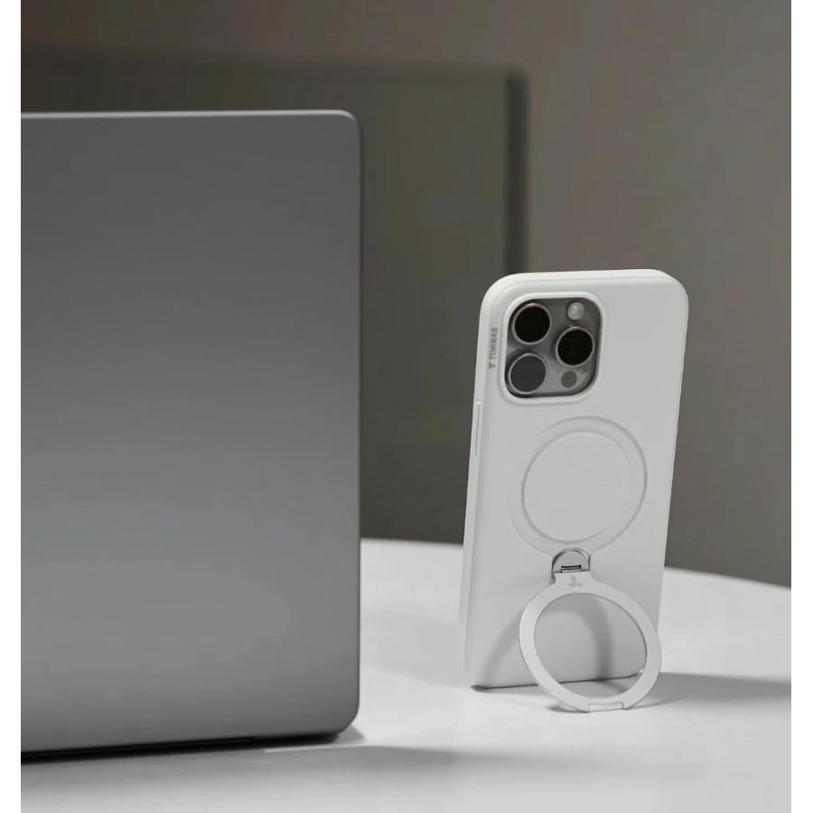 新型ゼンマイ式 ・高級なデザイン】TORRAS iPhone 16 Pro 用 ケース