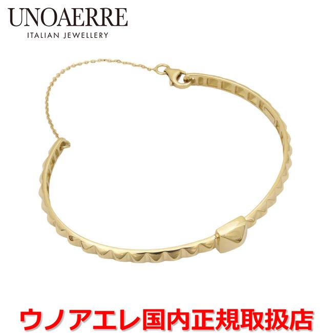 ウノアエレ UNOAERRE K18イエローゴールド メンズ レディース デスタッズバングル ブレスレット イタリー製 29177 正規品 : 10013583 : Watch&Jewelry ...