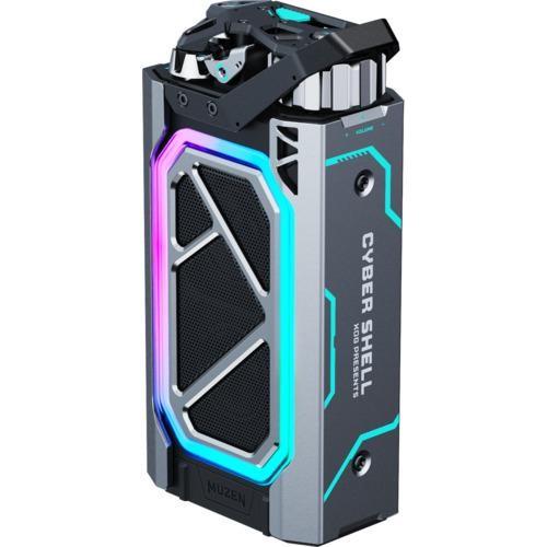 MUZEN CyberShell Bluetoothスピーカー CYBERSHELL ワイヤレス アウトドア 重低音 MWH1I ...