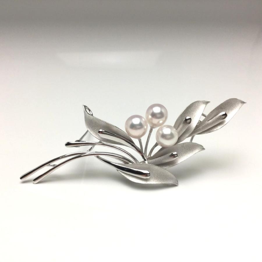 真珠 ブローチ パール アコヤ真珠 真珠ブローチ パールブローチ 7.0-7.5mm シルバー 66228 : 66228 : Isowa Pearl - 通販 - Yahoo!ショッピング