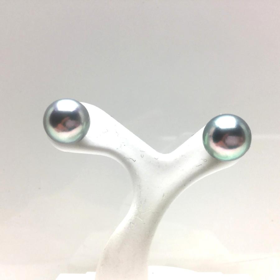 真珠 ピアス パール アコヤ真珠 スタッド 真珠ピアス パールピアス 8.5-9.0mm K14 ホワイトゴールド 69469 : Isowa ...
