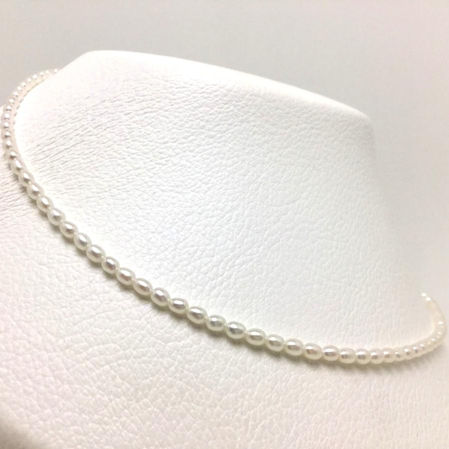 真珠 ネックレス パール 淡水真珠 真珠ネックレス パールネックレス 3.0-3.5mm 70076 : Isowa Pearl - 通販 - Yahoo!ショッピング