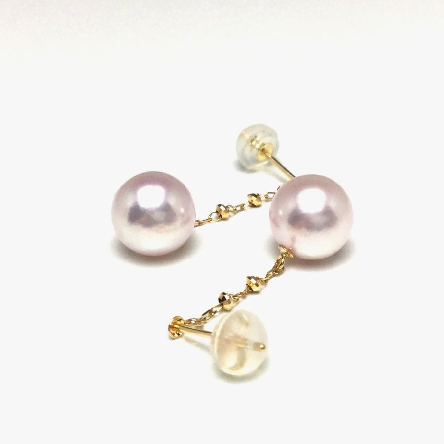 Isowa Pearl 真珠 ピアス パール アコヤ真珠 スタッド 真珠ピアス パールピアス 8.3mm K18 イエローゴールド 72612 : Isowa Pearl - 通販 ...