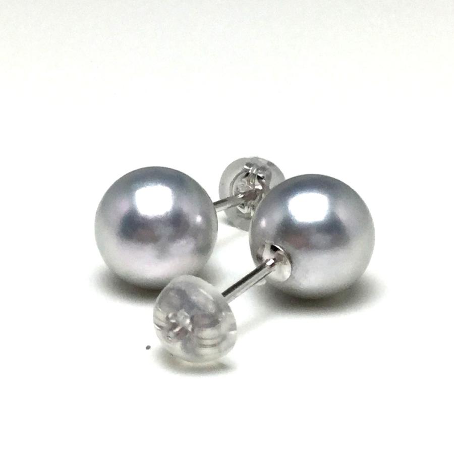 真珠 ピアス パール アコヤ真珠 スタッド 真珠ピアス パールピアス 8.0-8.5mm K14 ホワイトゴールド 73076 : 73076 : Isowa Pearl - 通販 ...