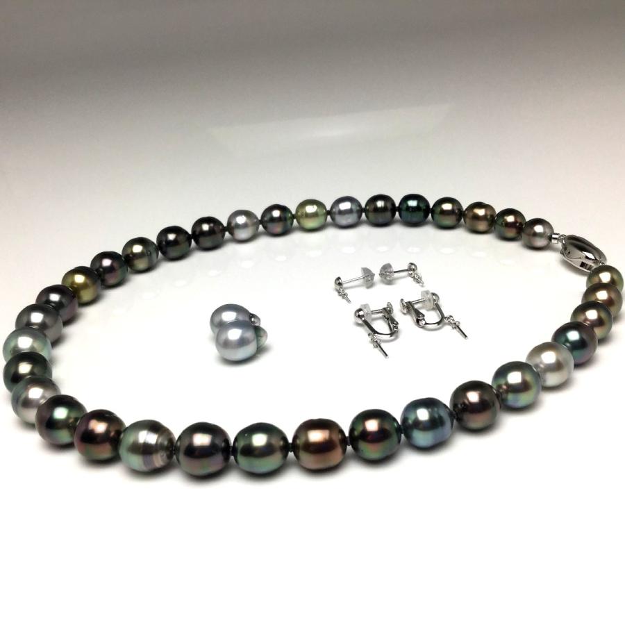 真珠 ネックレス パール 鑑別 黒蝶真珠 真珠ネックレス パールネックレス 8.8-11.6mm 73443 : Isowa Pearl - 通販 - Yahoo!ショッピング