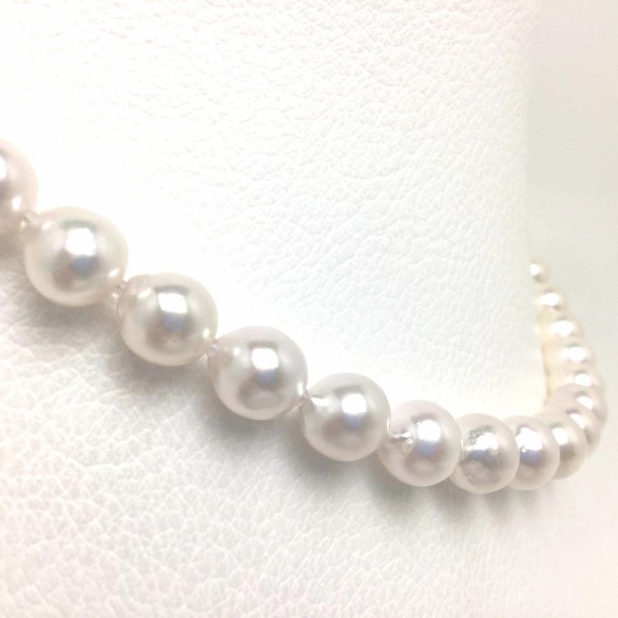 真珠 ネックレス パール アコヤ真珠 セミロング 真珠ネックレス パールネックレス 8.5-9.0mm 79238 : Isowa Pearl ...